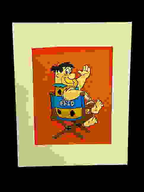 The Flintstones Fed Flintstone Animation Cel Auction
