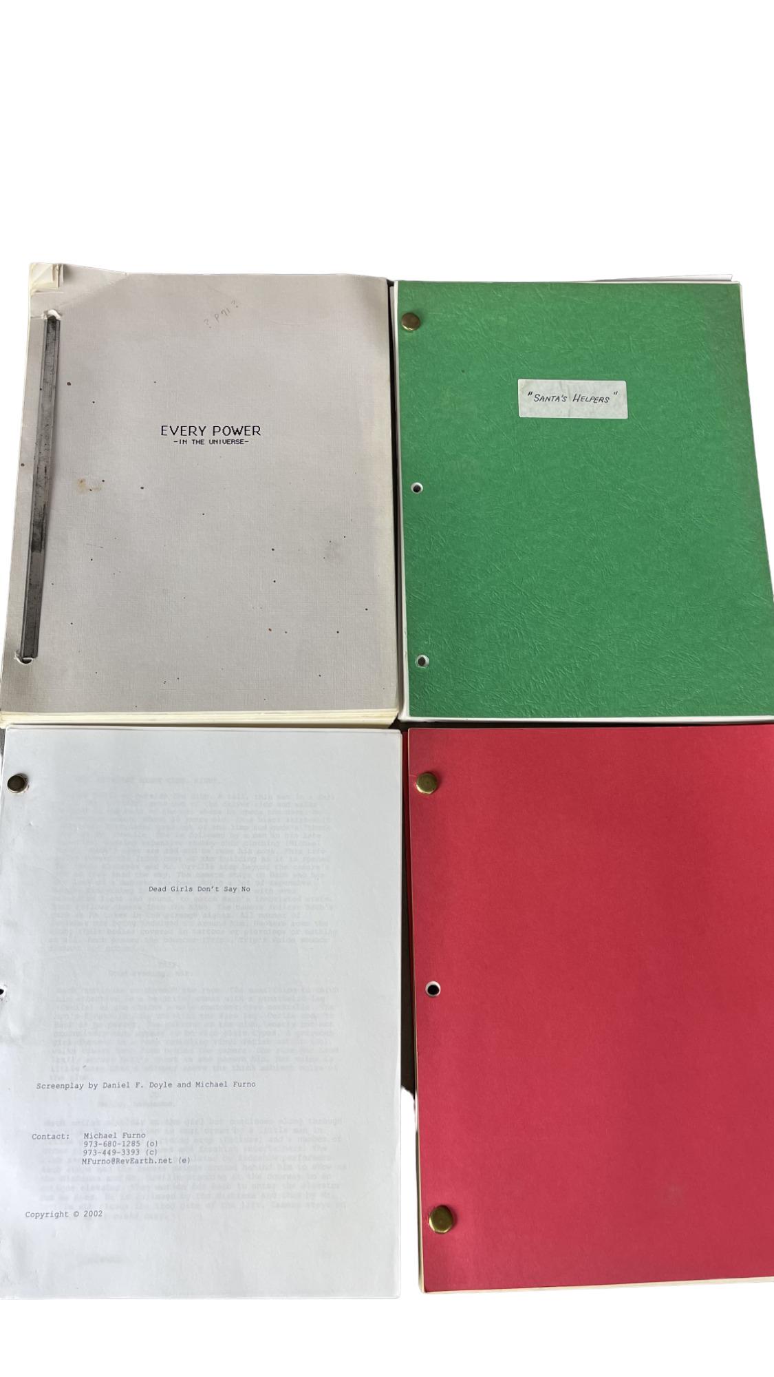 Vintage Movie Scripts Lot Of 4 Auction
