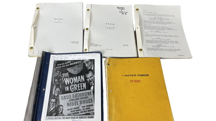 Vintage Movie Scripts Lot