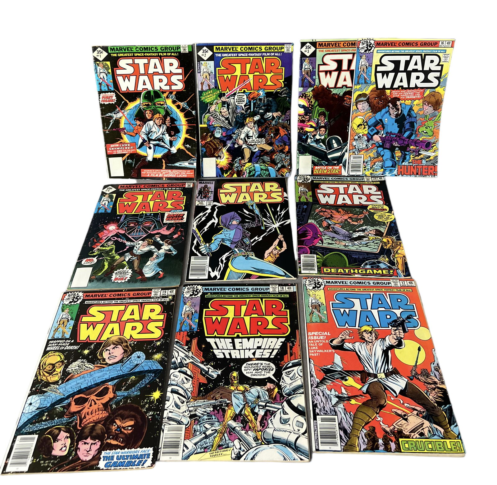 Star Wars Vintage Comic Book Collection Lot Auction