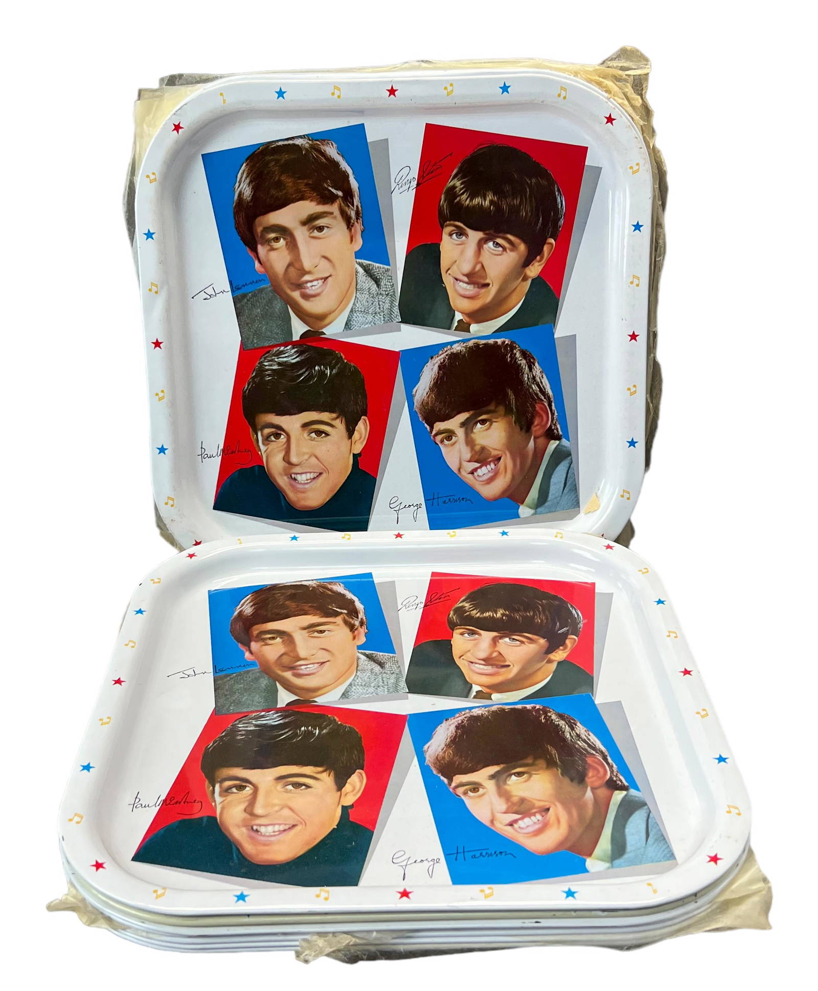 The Beatles Original 1964 Serving Tray By Worcester Ware Great Britain ...