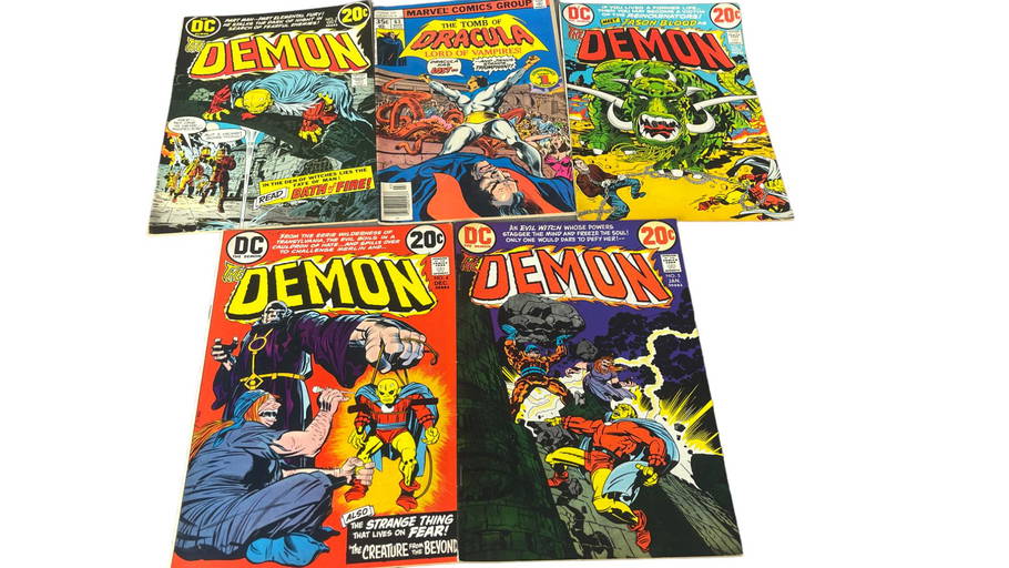 Vintage "the Demon" Comic Book Collection Lot
