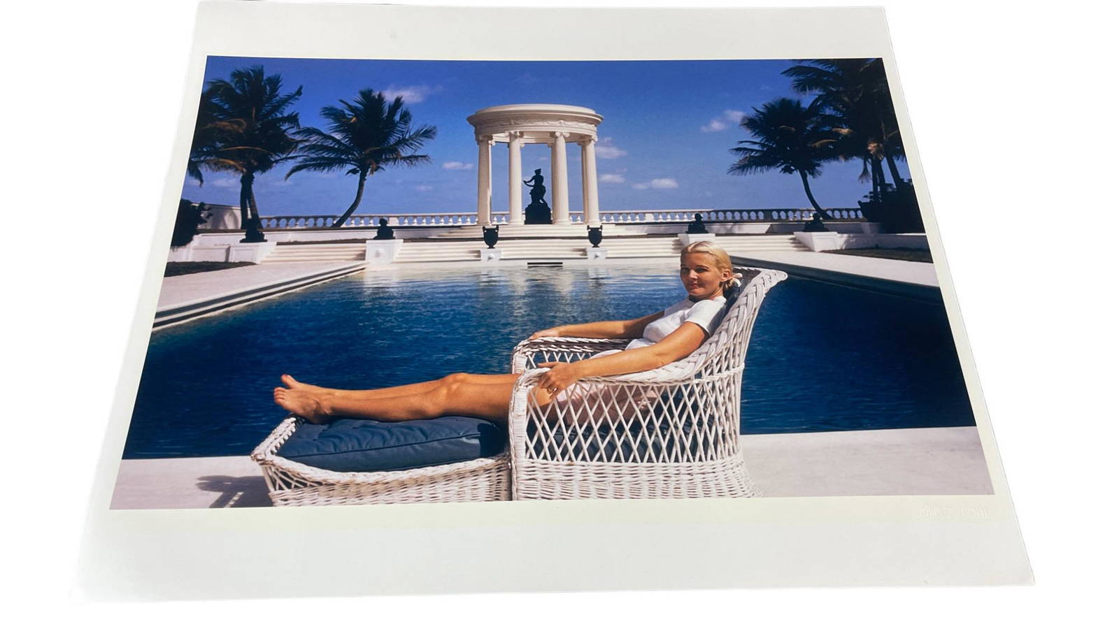 Slim Aarons Stamped Beautiful Photograph Of C.z. Guest Getty Images ...