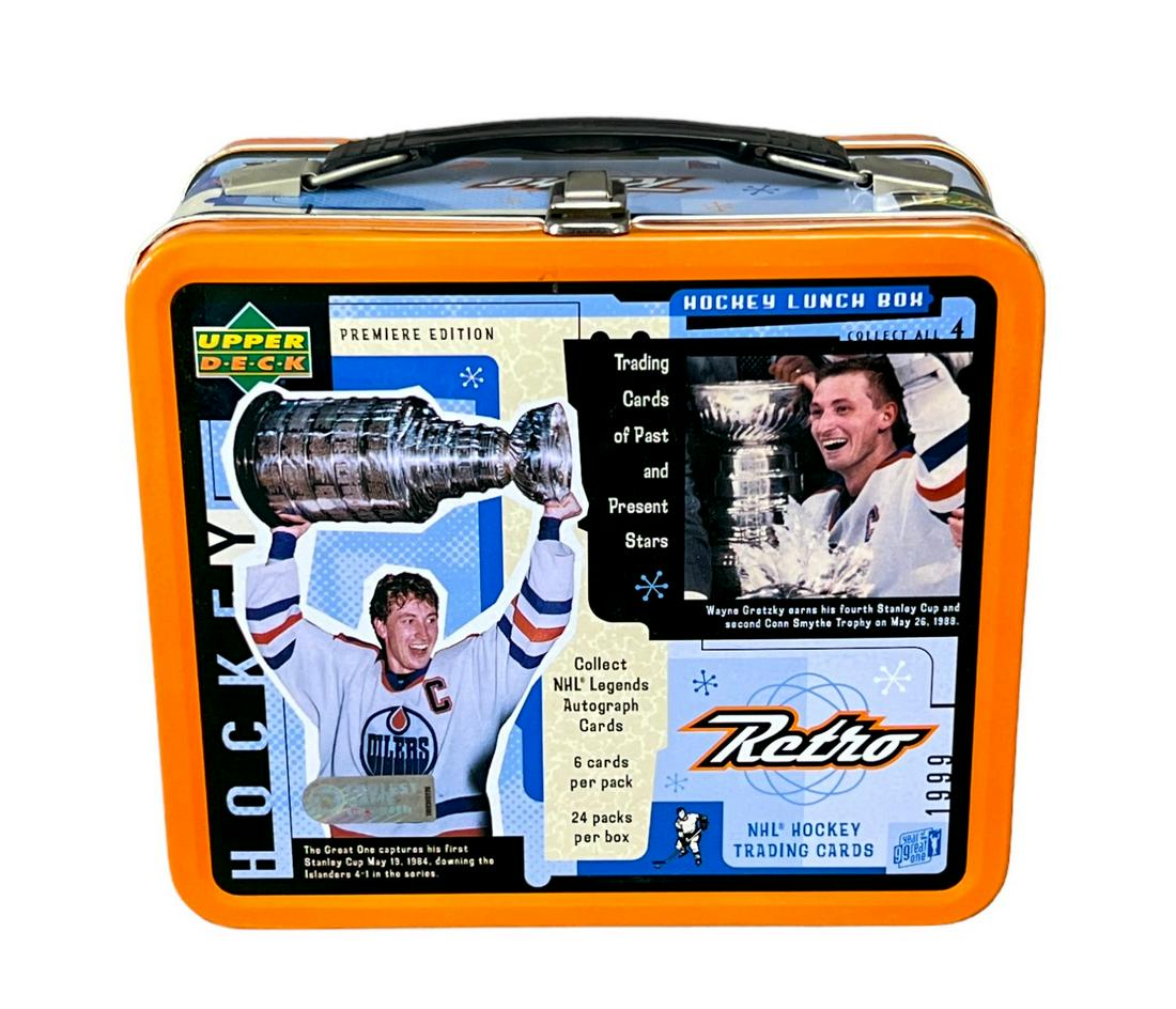 1999 Upper Deck Wayne Gretzky Retro Hockey Lunch Box Oilers