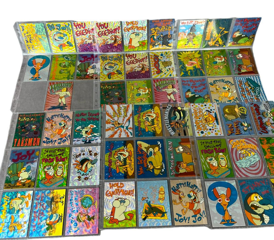 Vintage Ren & Stimpy Trading Card Collection 54 Cards