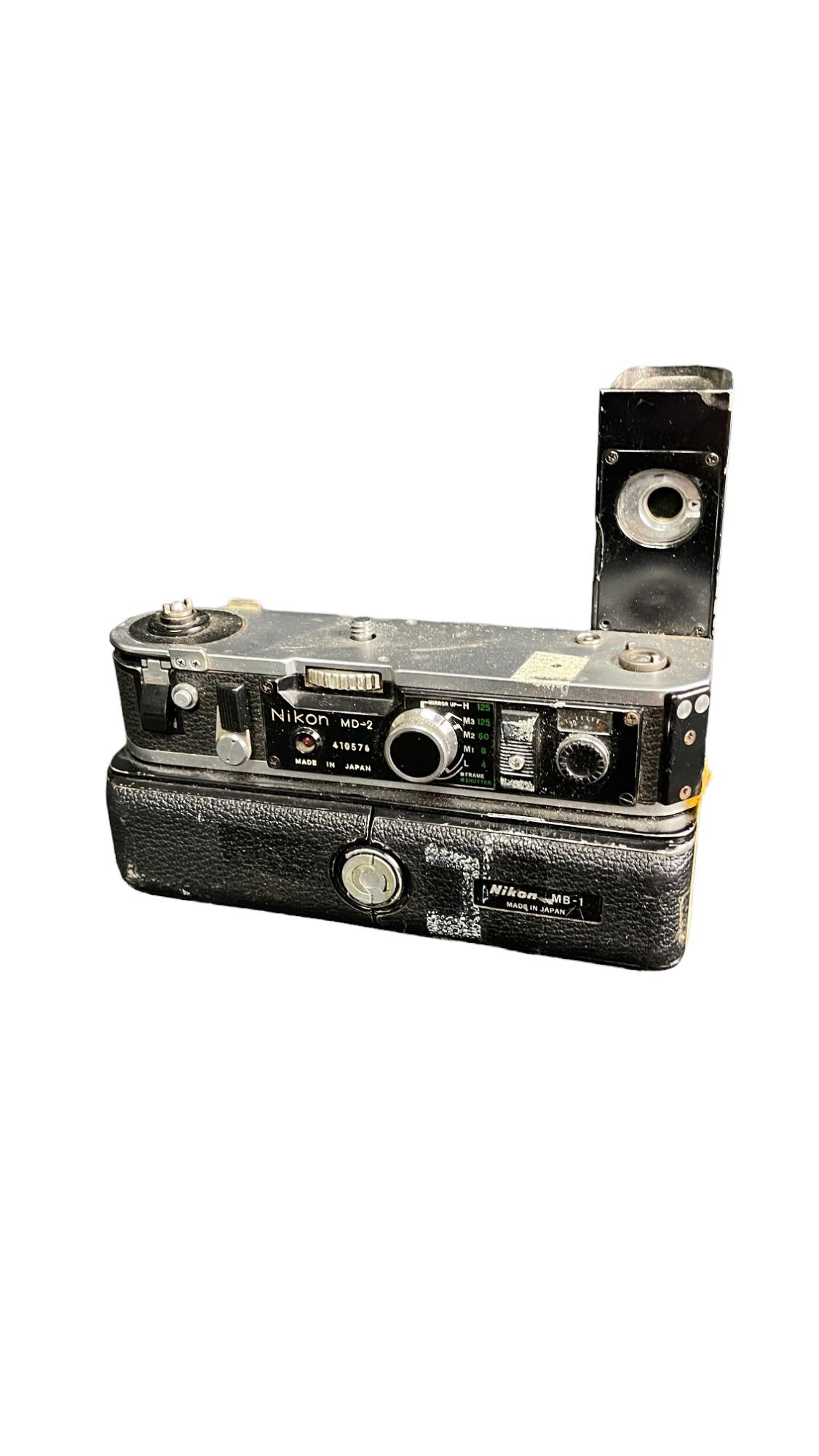 Vintage Original Nikon Md 2 Mb 1 Japanese Motor Drive Camera