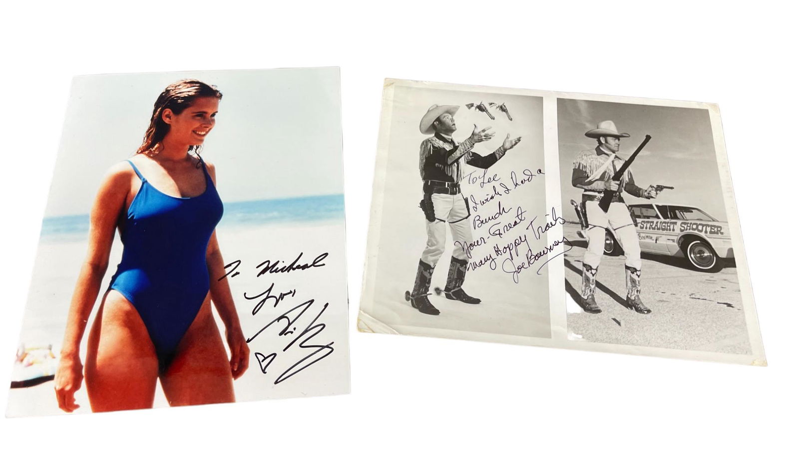 Amy Dolenz And Joe Bowman Signed/autographed Photographs Auction