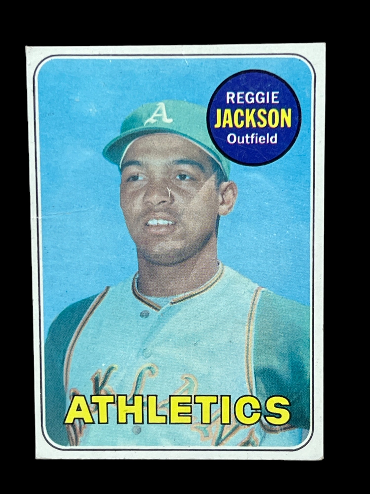 1969 Reggie Jackson Oakland A's Rookie Card # 260 Baseball Auction