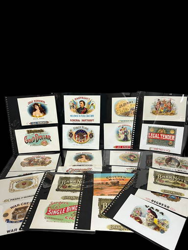 Vintage Cigar Label Collection Lot