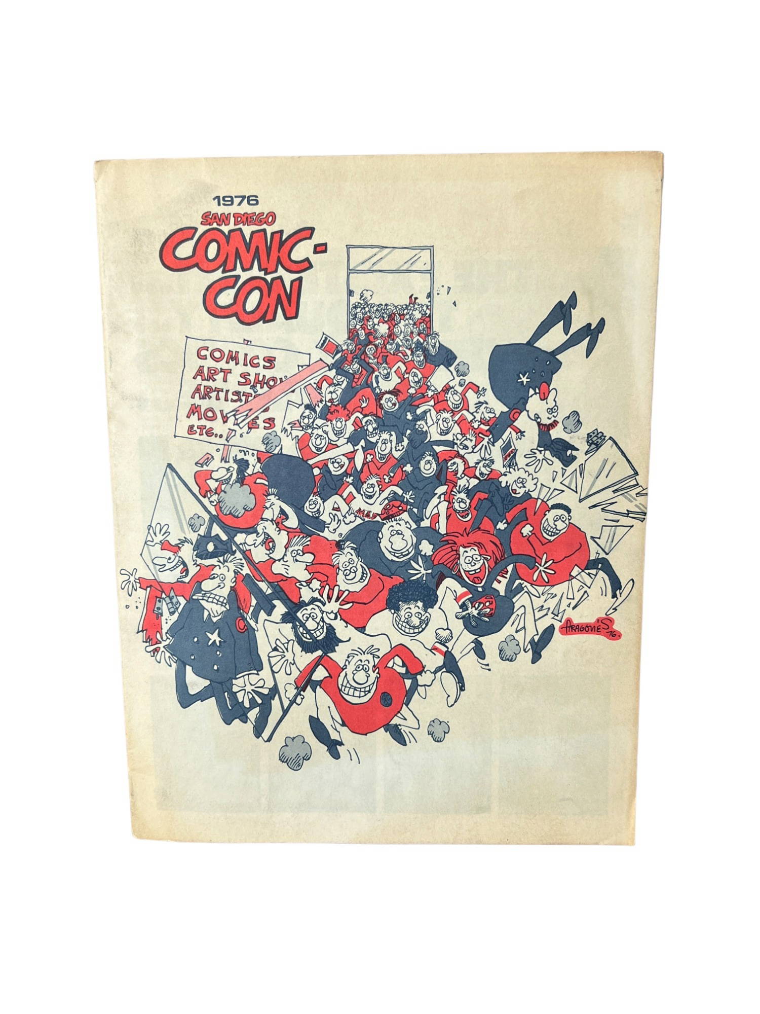 Vintage 1976 San Diego Comic Con Program Brochure Book Rare Auction