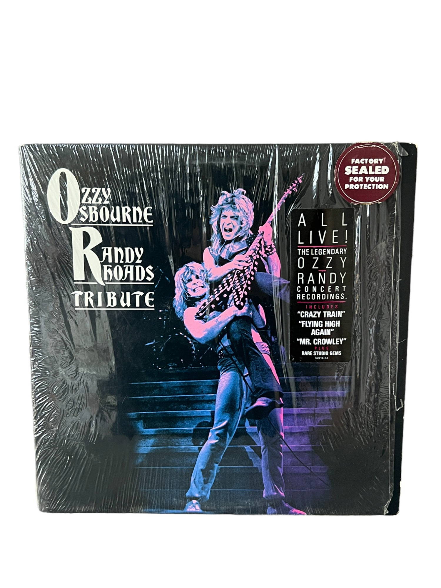 Ozzy Osbourne Randy Rhoads Tribute Vinyl Record Rare Auction