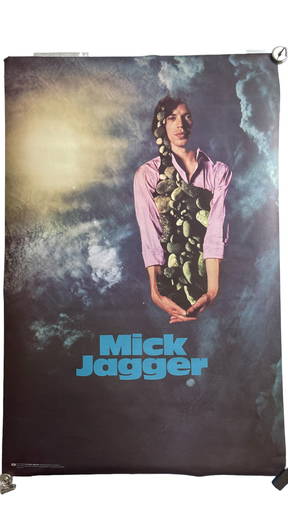 Mick Jagger Vintage 1969 The Visual Thing Personality Poster