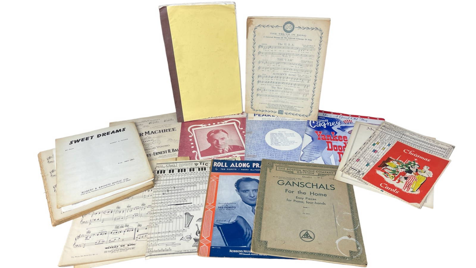 Vintage Music Notes And Sheet Collection Lot Auction