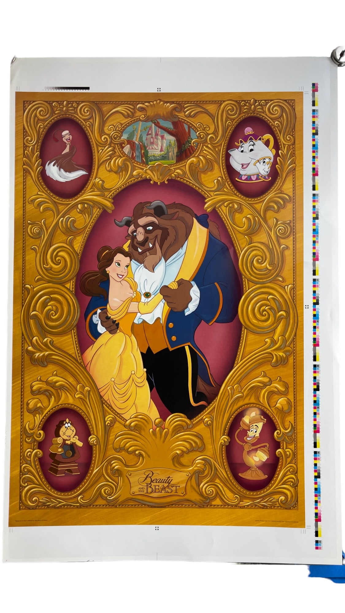 Original Walt Disney Art Classics The Beauty And The Beast Printers ...