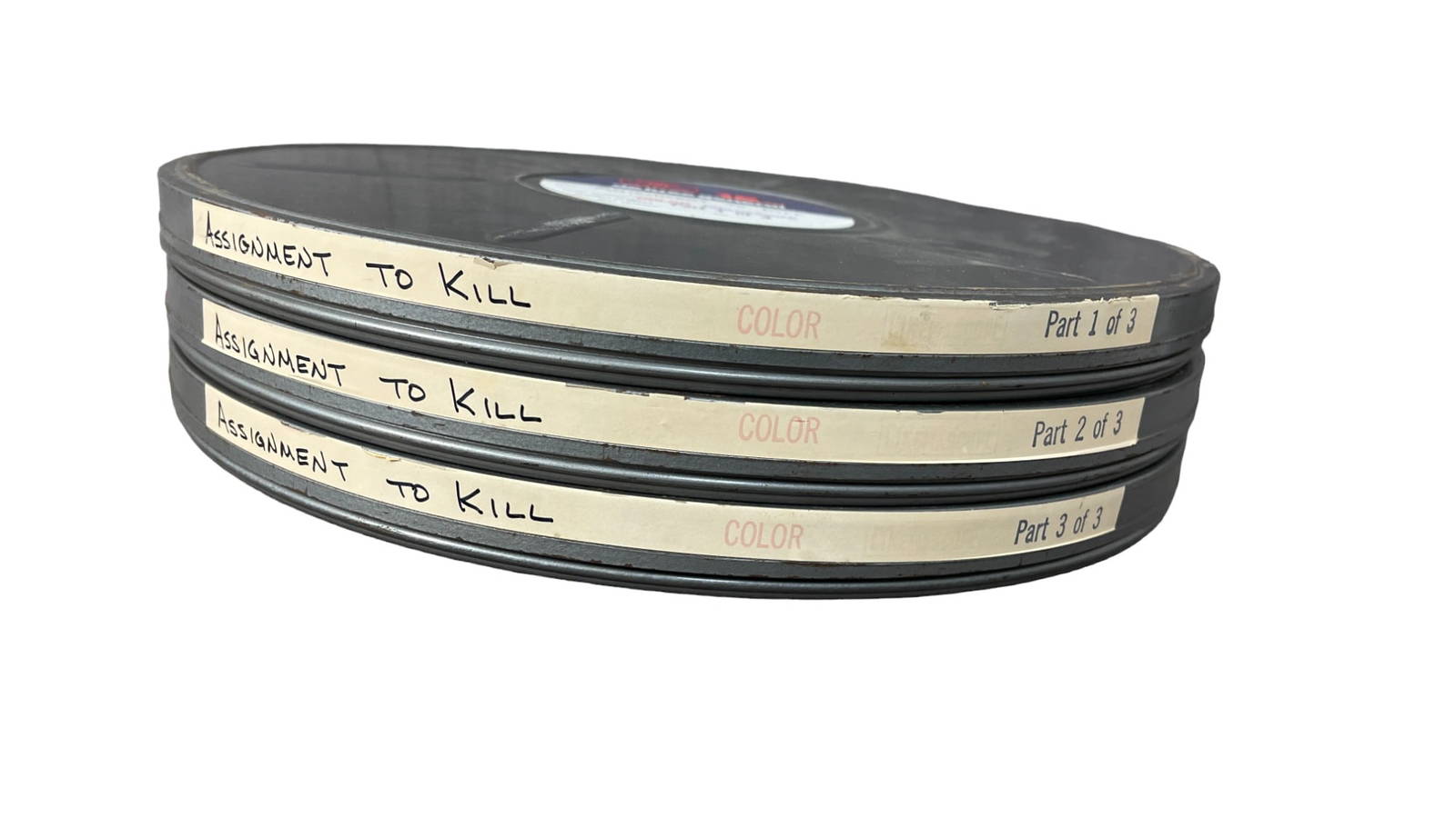 Assignment To Kill 1968 Vintage Movie Film Reel Parts 1-3 Auction
