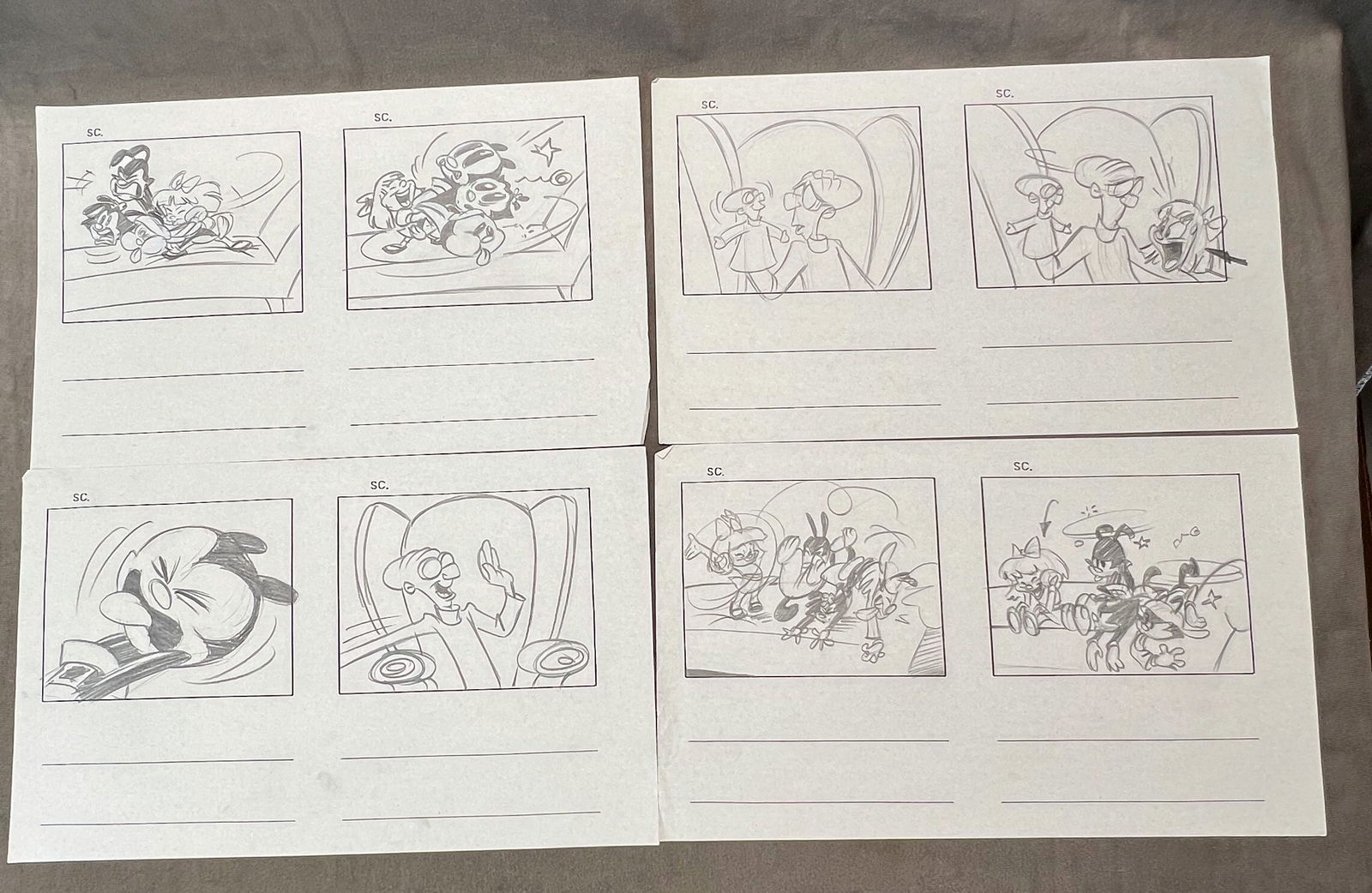 Original Warner Bros. Animaniacs Drawing Production Animation ...