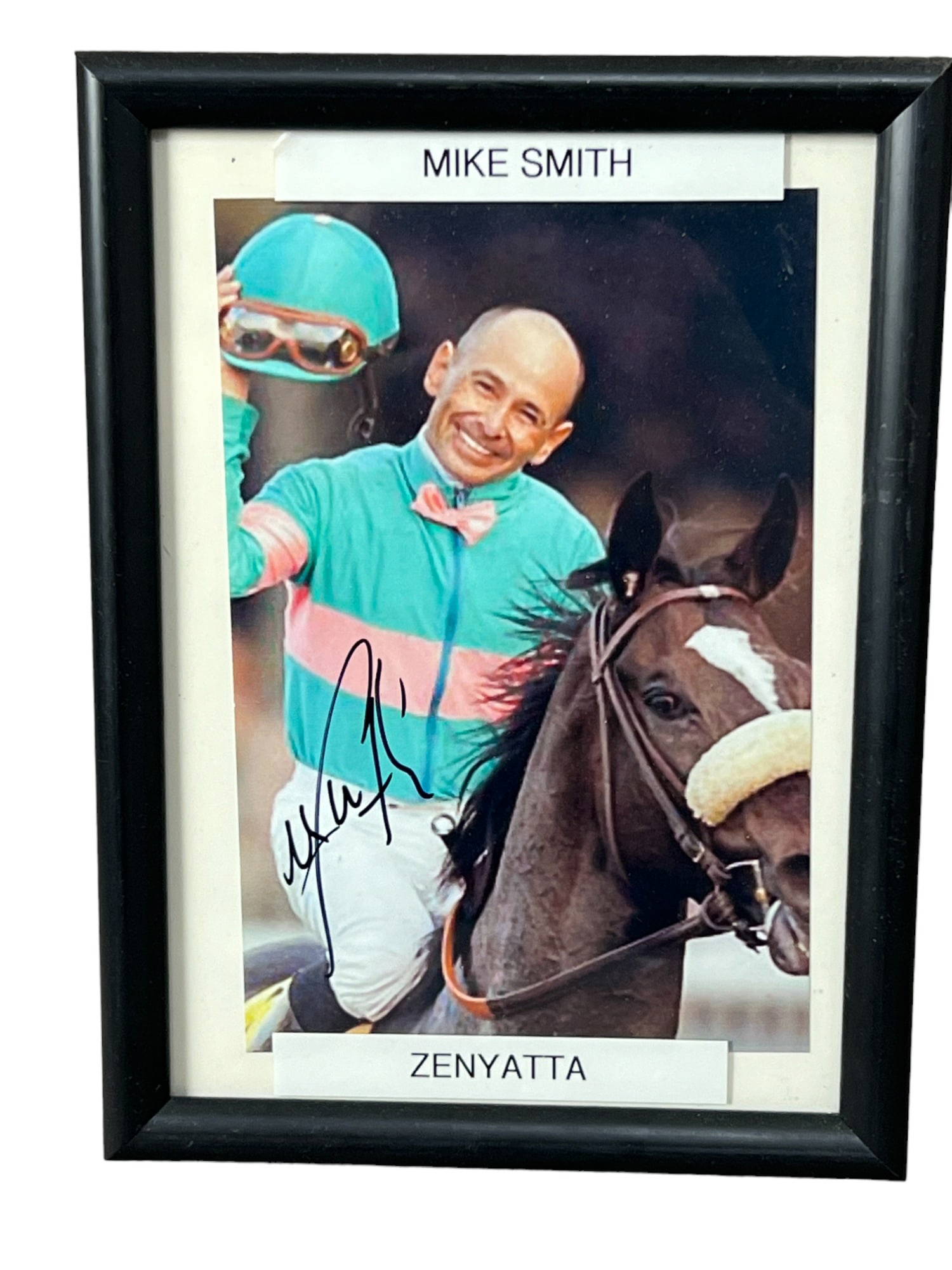 Jockey Derby Mike Smith Horse Racing Signed Autograph Photo Auction
