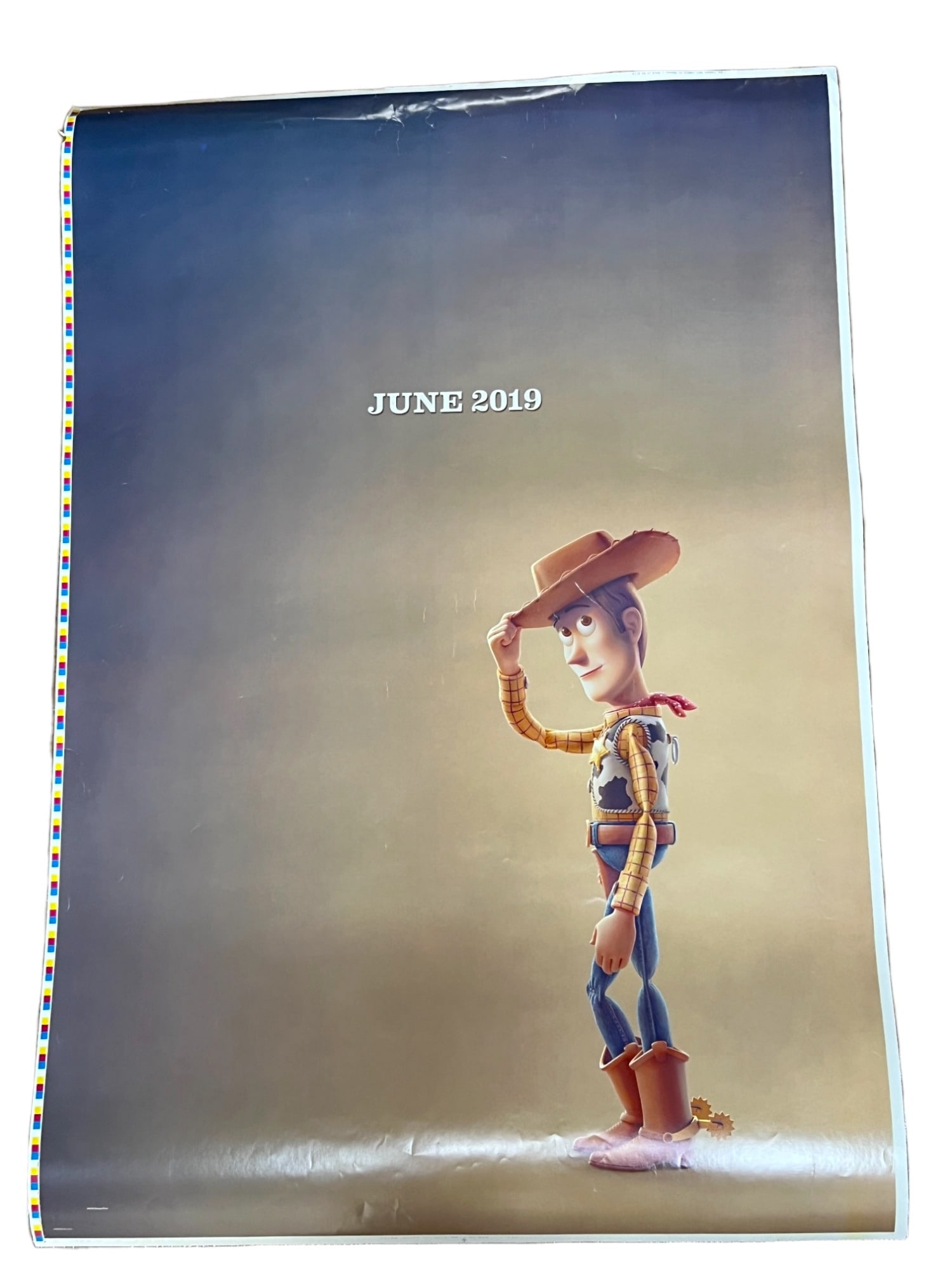 Toy Story 4 Disney Pixar Printers Proof Concept Pre Production Poster Rare