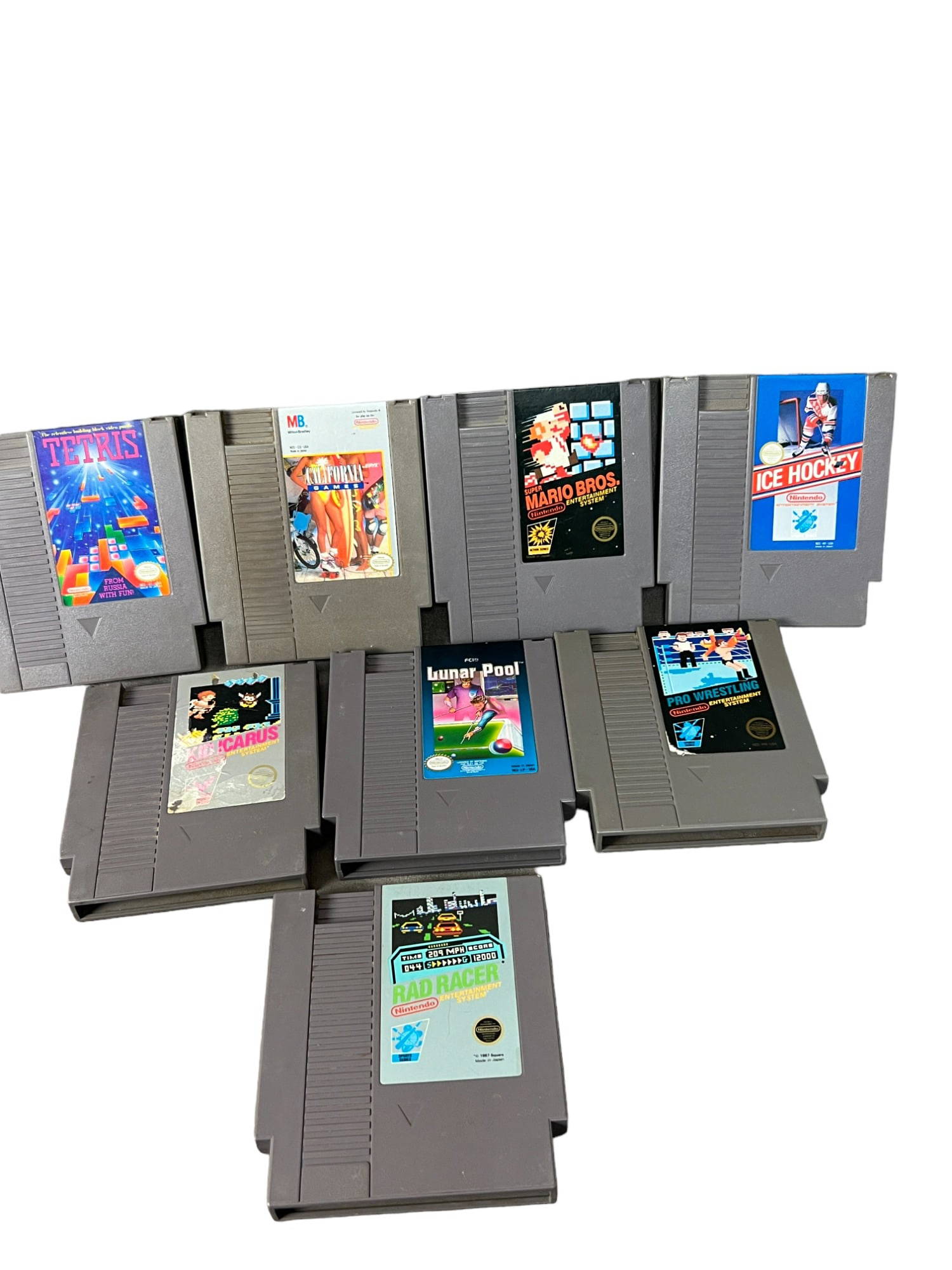 Nes Nintendo Vintage Video Game Collection Lot Auction