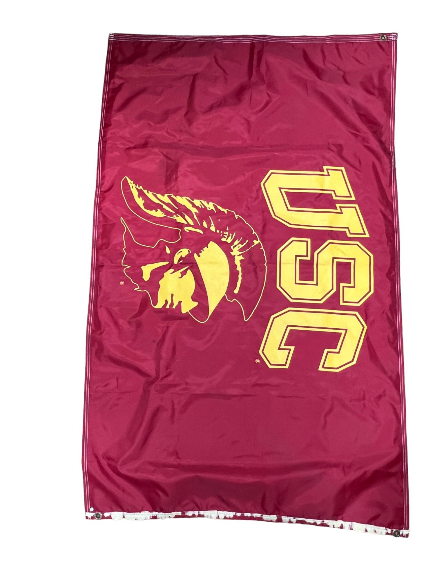 Usc Trojans, Vintage Football Banner, Double Sided Auction