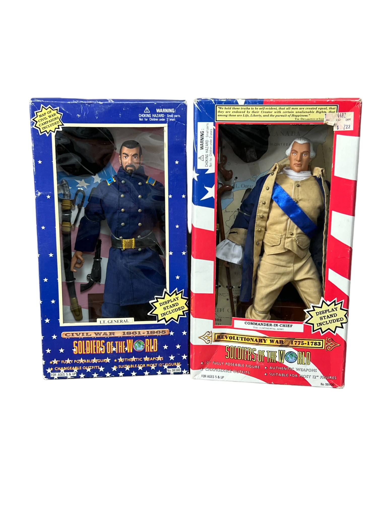 Revolutionary War Soldiers Of The World Action Figure Lot Auction