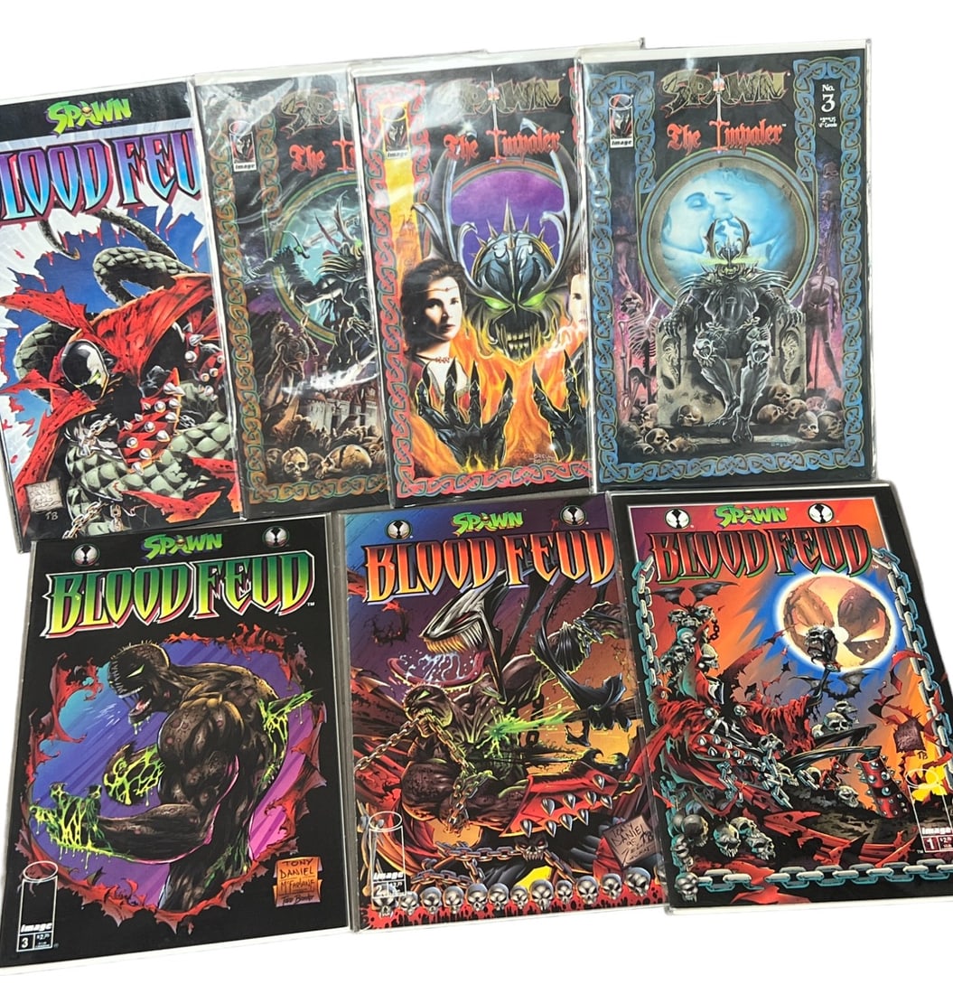 Spawn The Impaler Blood Feud Vintage Comic Book Collection Lot