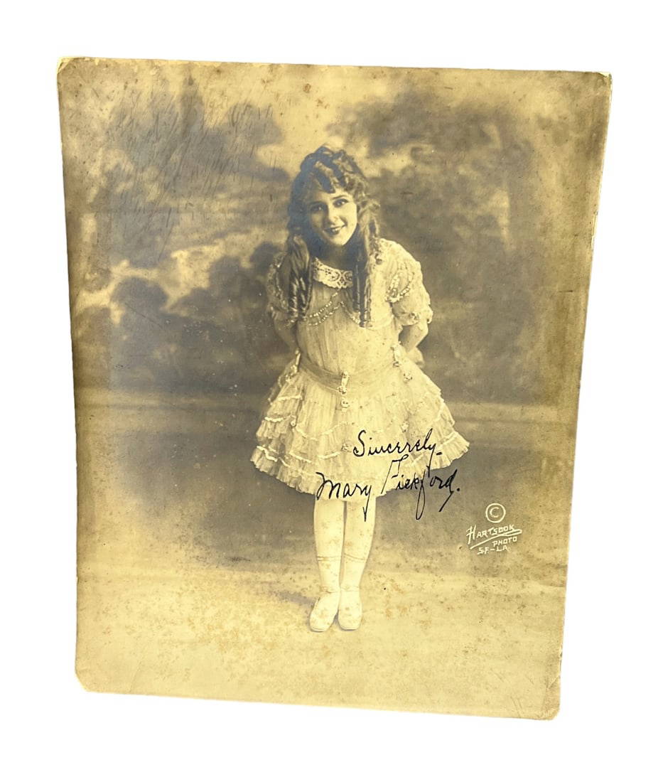 Mary Pickford Signed Autograph Photo Coa Psa Dna Auction