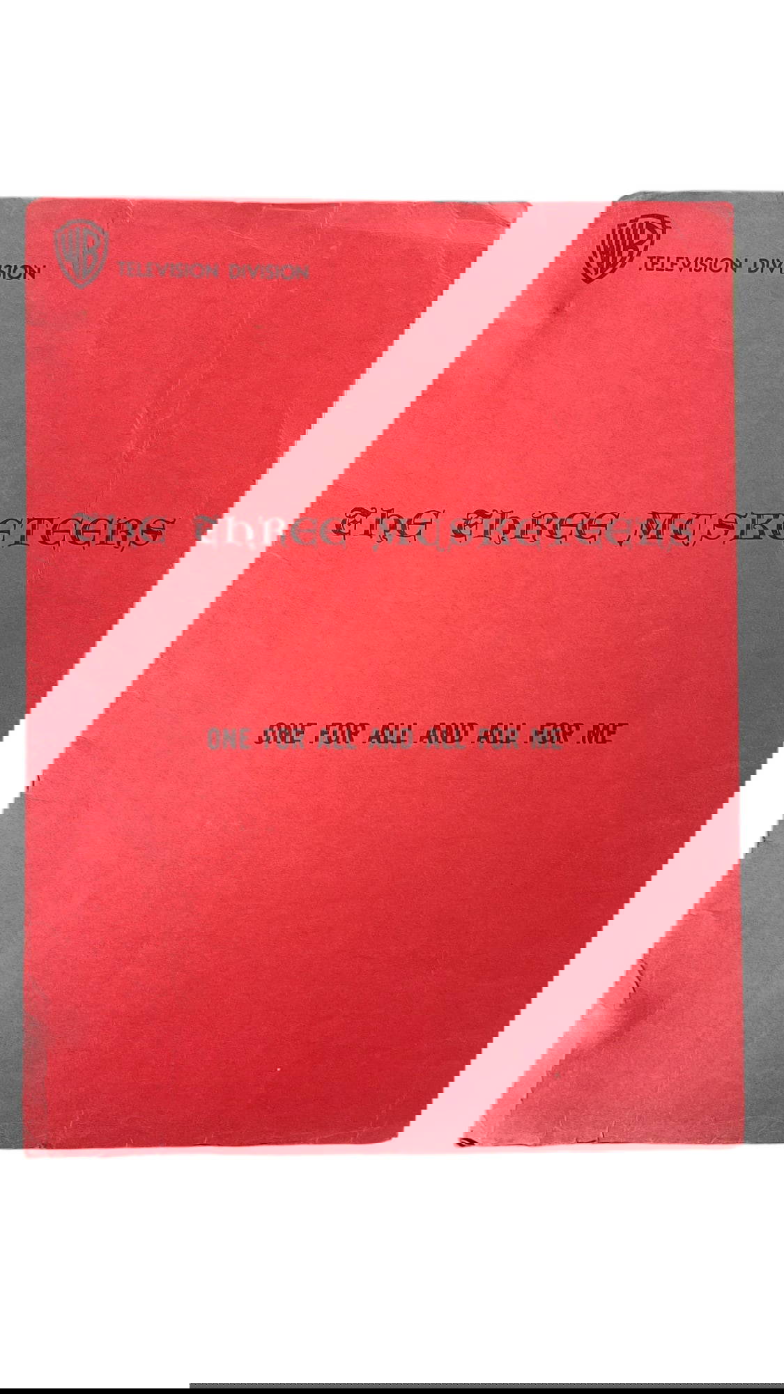 Vintage Warner Bros The Three Musketeers One For All And All For One ...