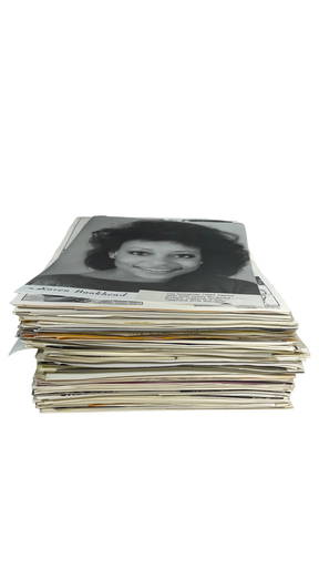 Vintage Black And White Hollywood Actor And Actress Headshot Photograph ...