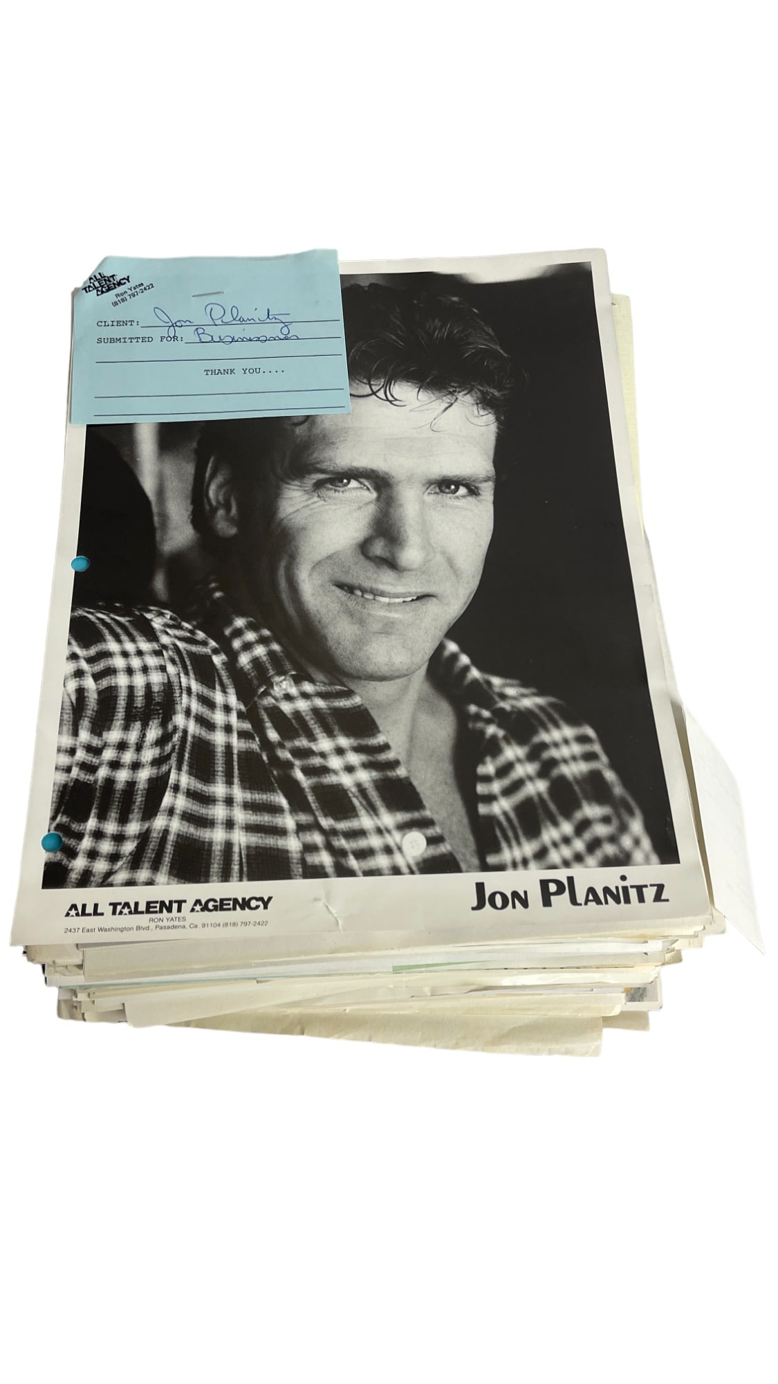 Vintage Black And White Hollywood Actor And Actress Headshot Photograph ...