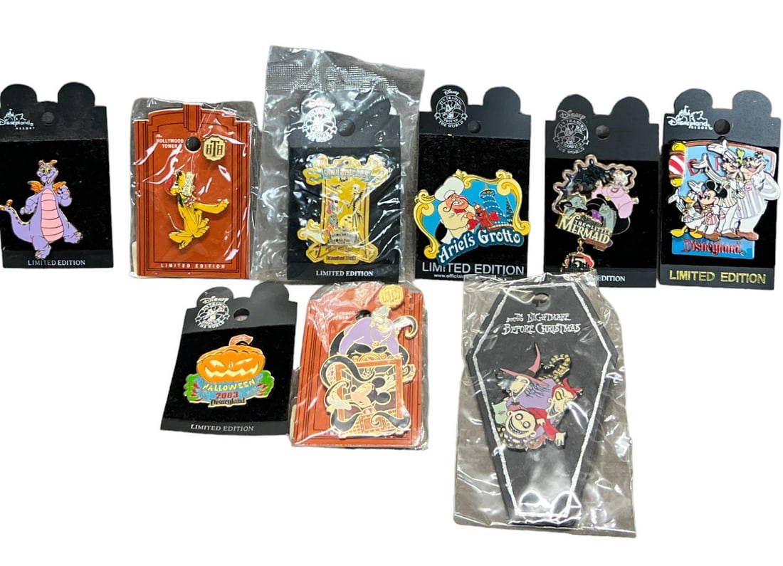 Disney Disneyland Vintage Trading Pin Collection Lot Limited Edition Le ...