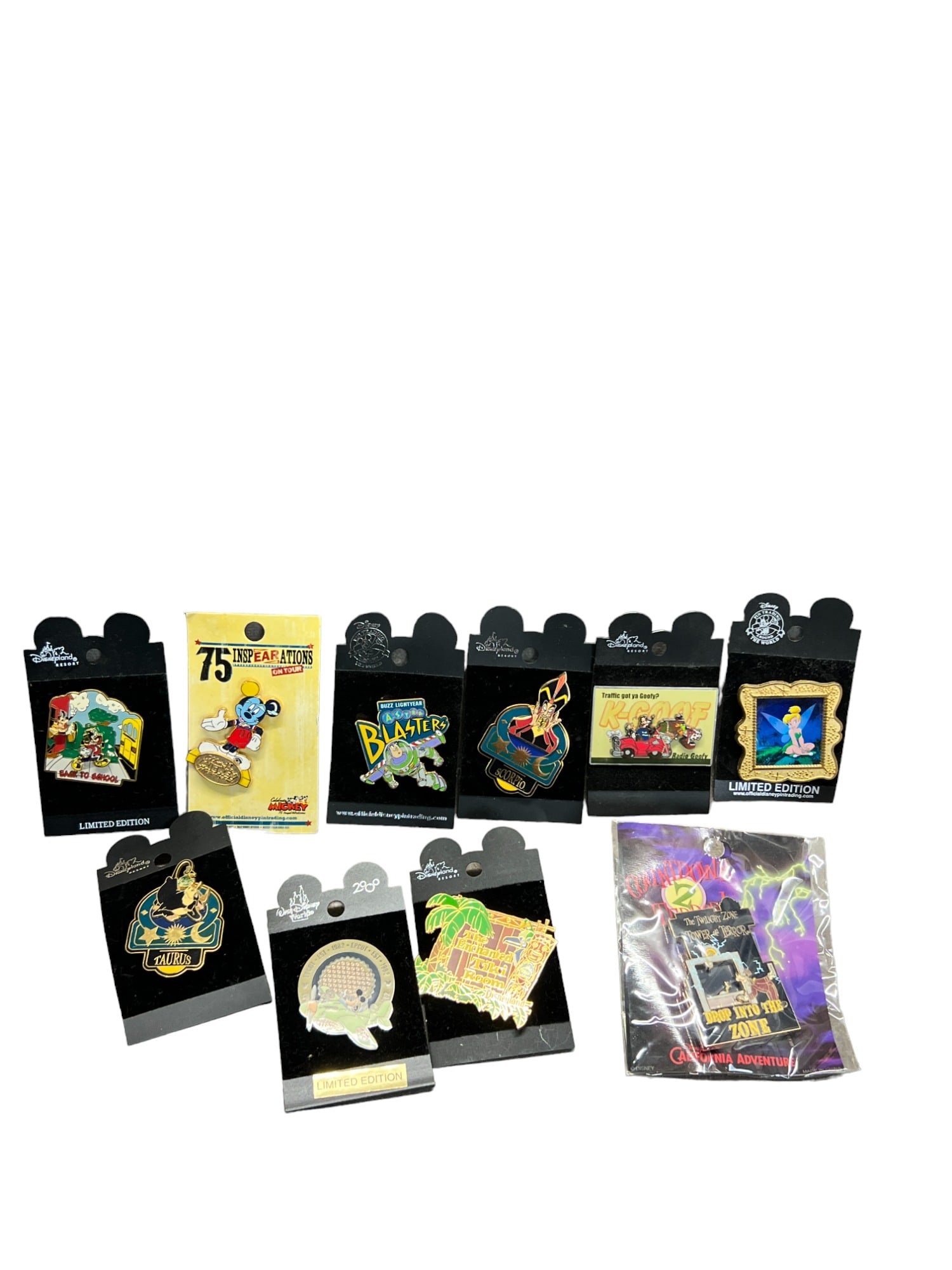 Disney Disneyland Vintage Trading Pin Collection Lot Limited Edition Le