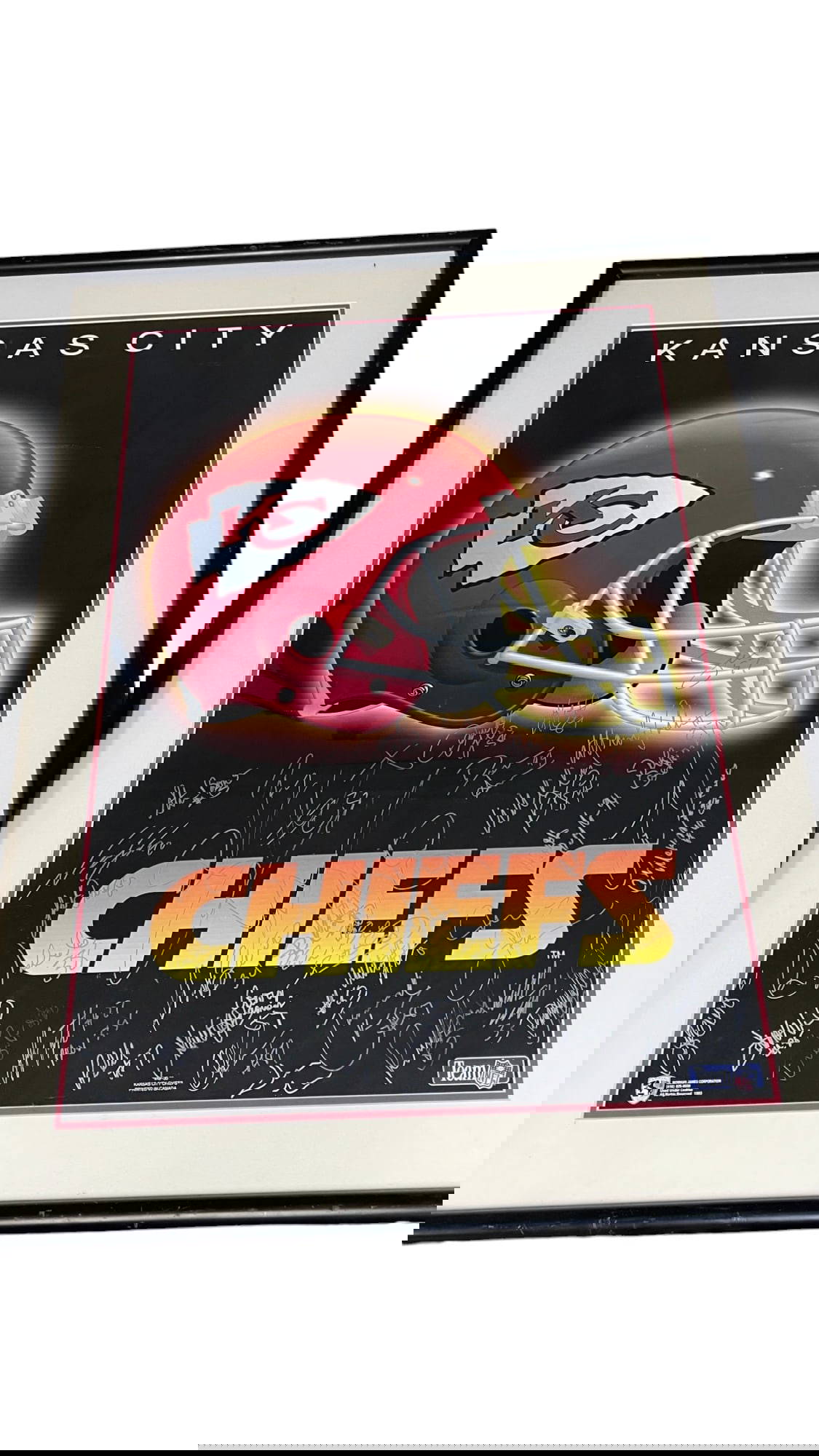 Nfl Kansas City Chiefs Team Signed/autographed Poster Auction