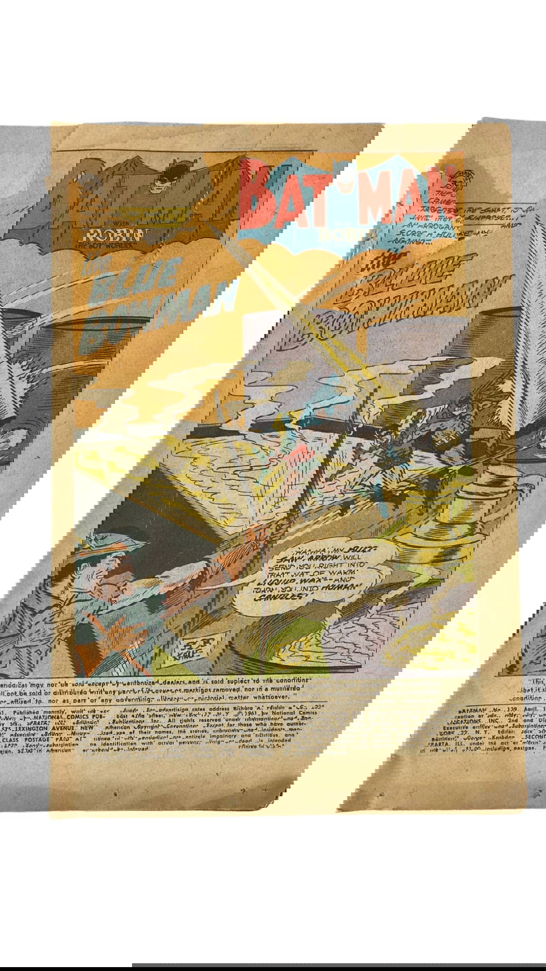 Batman #139 1961 First Appearance Original Bat-girl; Intro Betty Kane ...