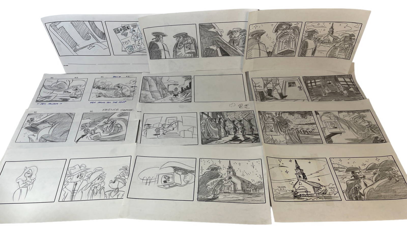Vintage Warner Bros Animaniacs Animation Storyboard Collection Lot Auction