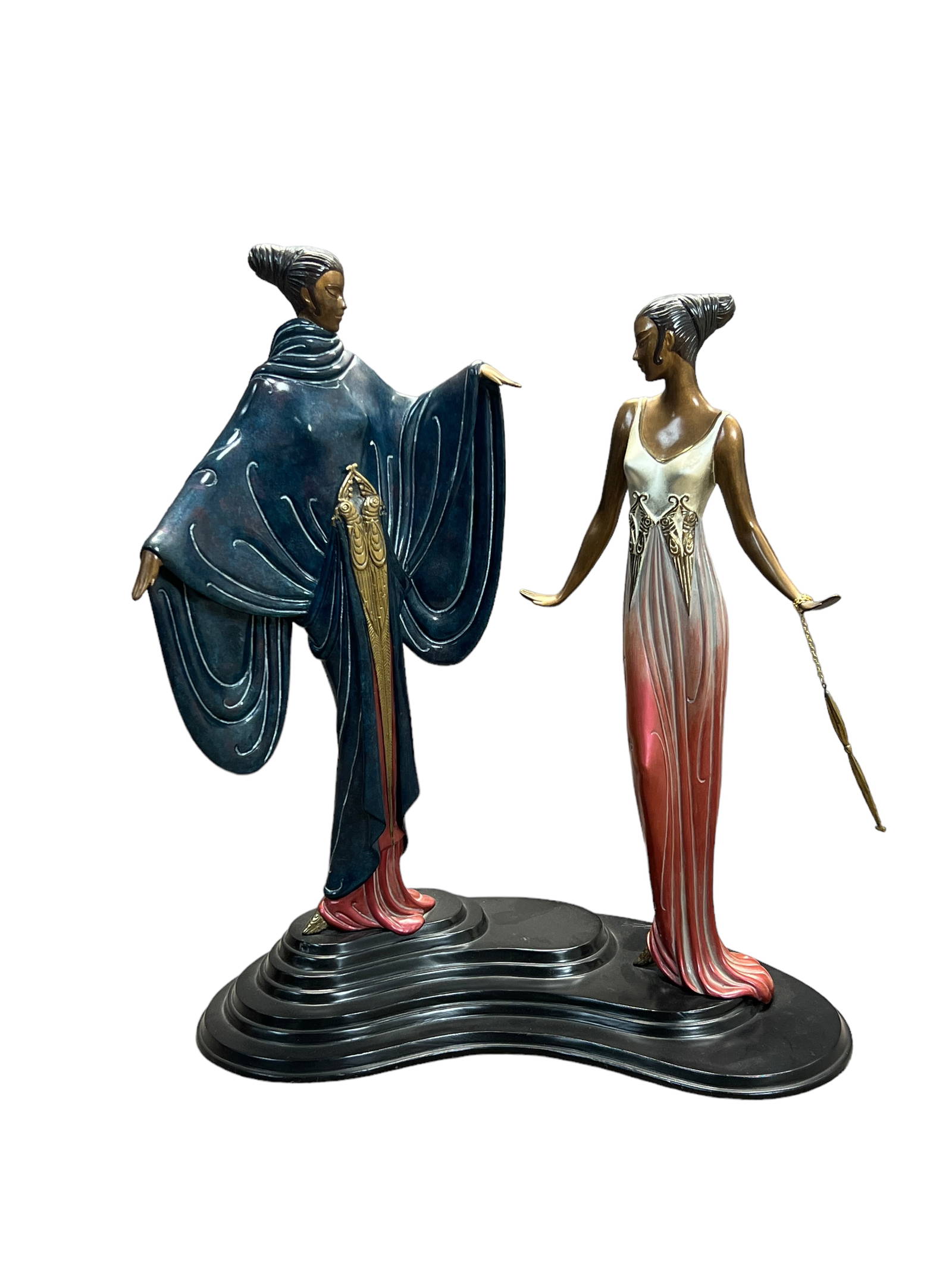 Erte "dream Birds" Bronze Statue Sculpture 400/500 Auction