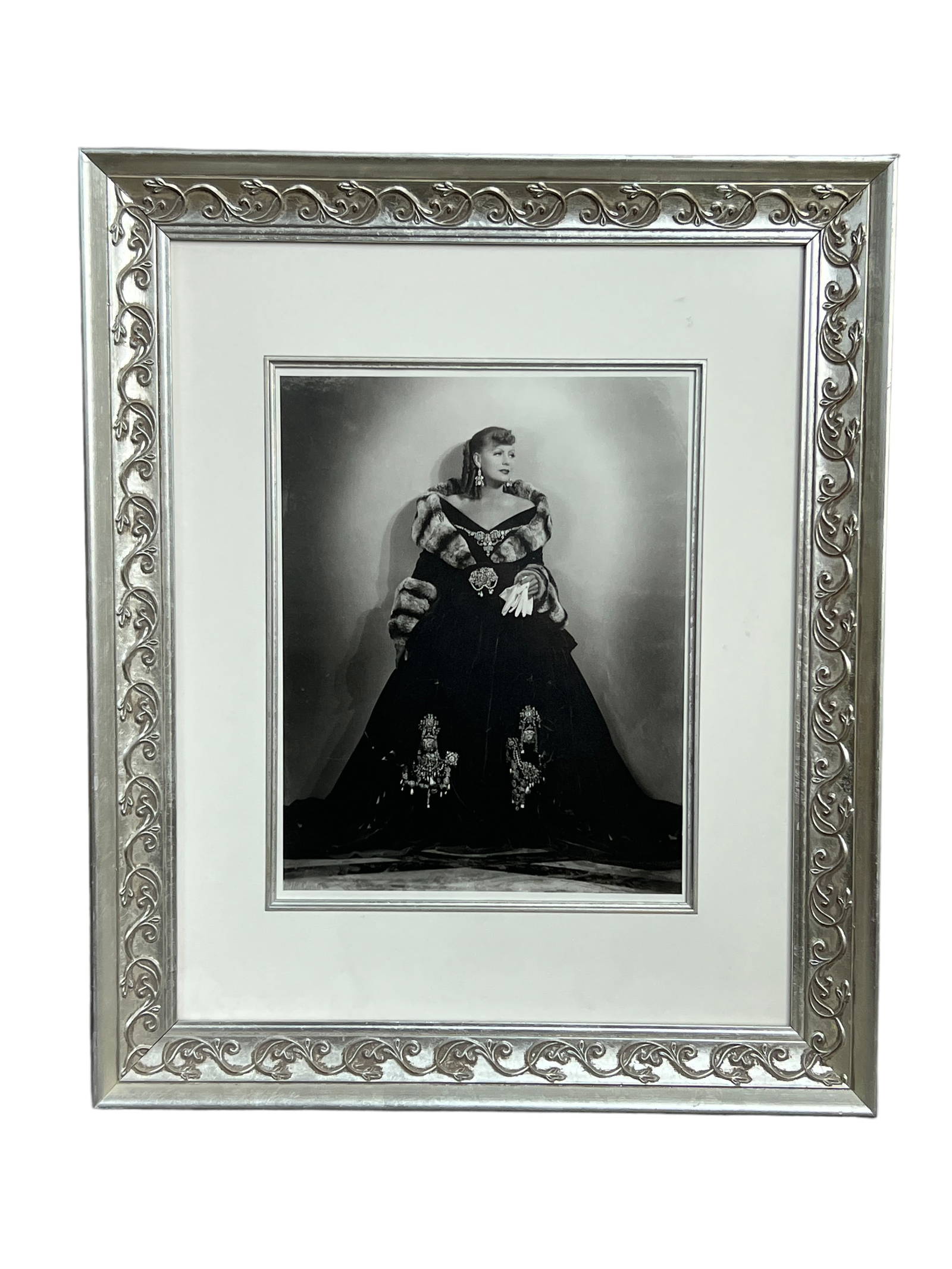 George Hurrell Greta Garbo Black & White Glamour Photo Stamped Signed ...