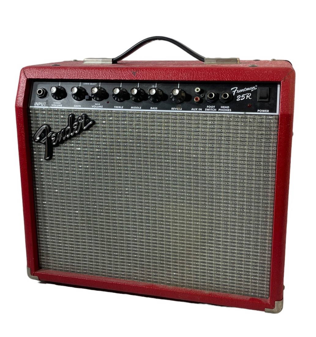 Fender Amplifier Frontman 25r Red Auction