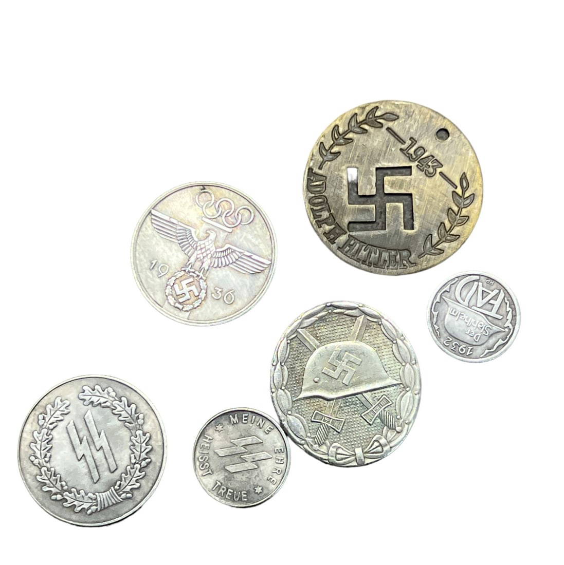 Ww2 Wwii German Coin Collection Lot Silver Auction