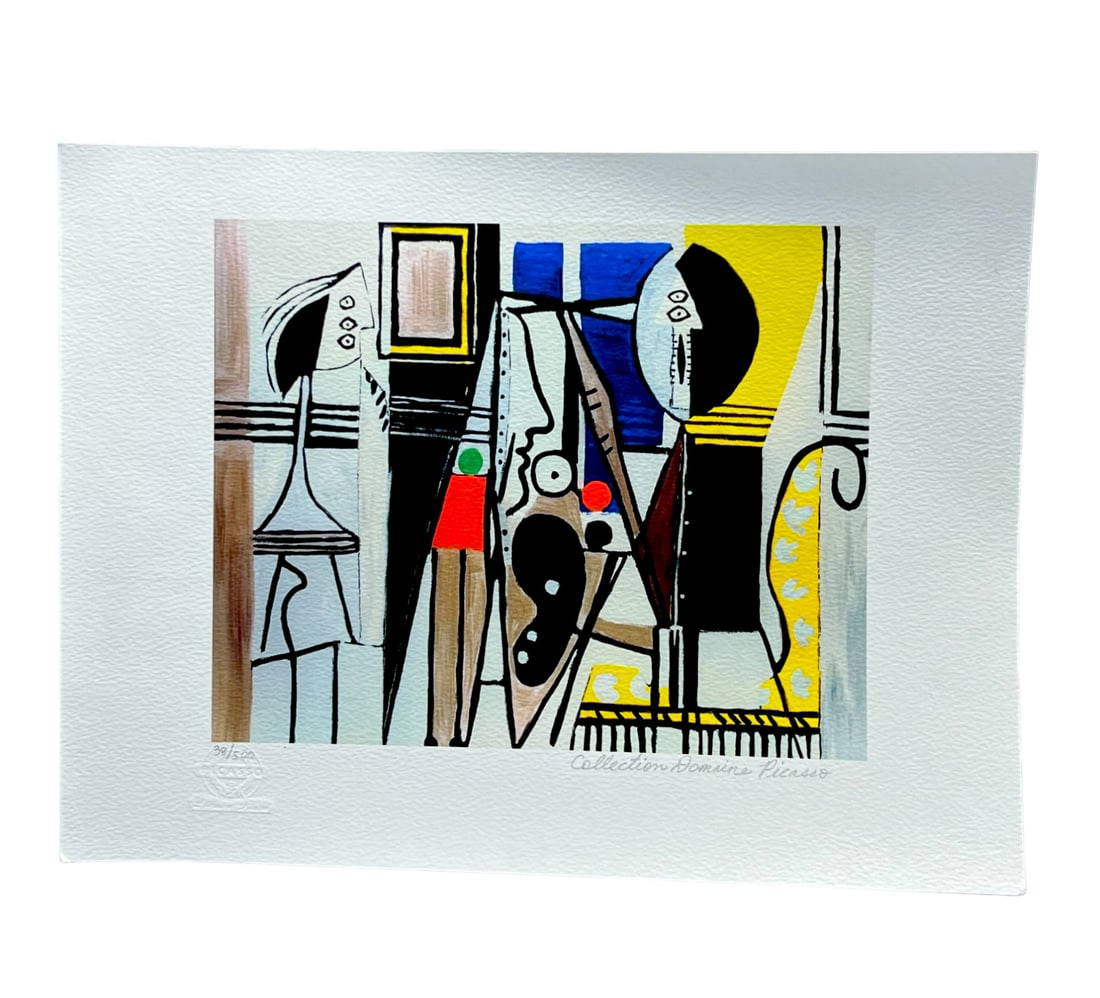 Pablo Picasso Giclee Painter In The Studio 38/500 Auction