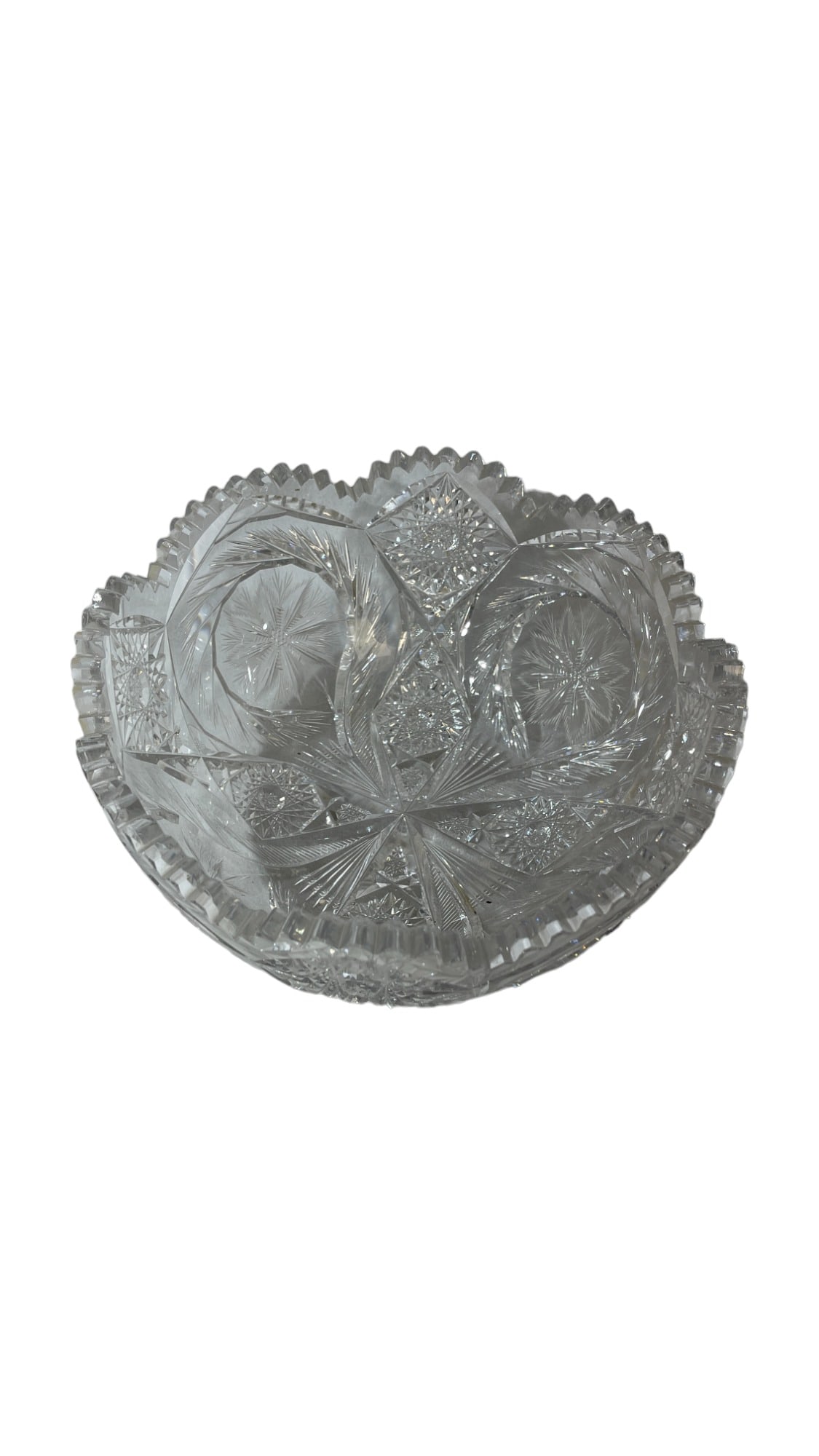 Antique American Cut Glass Bowl Auction