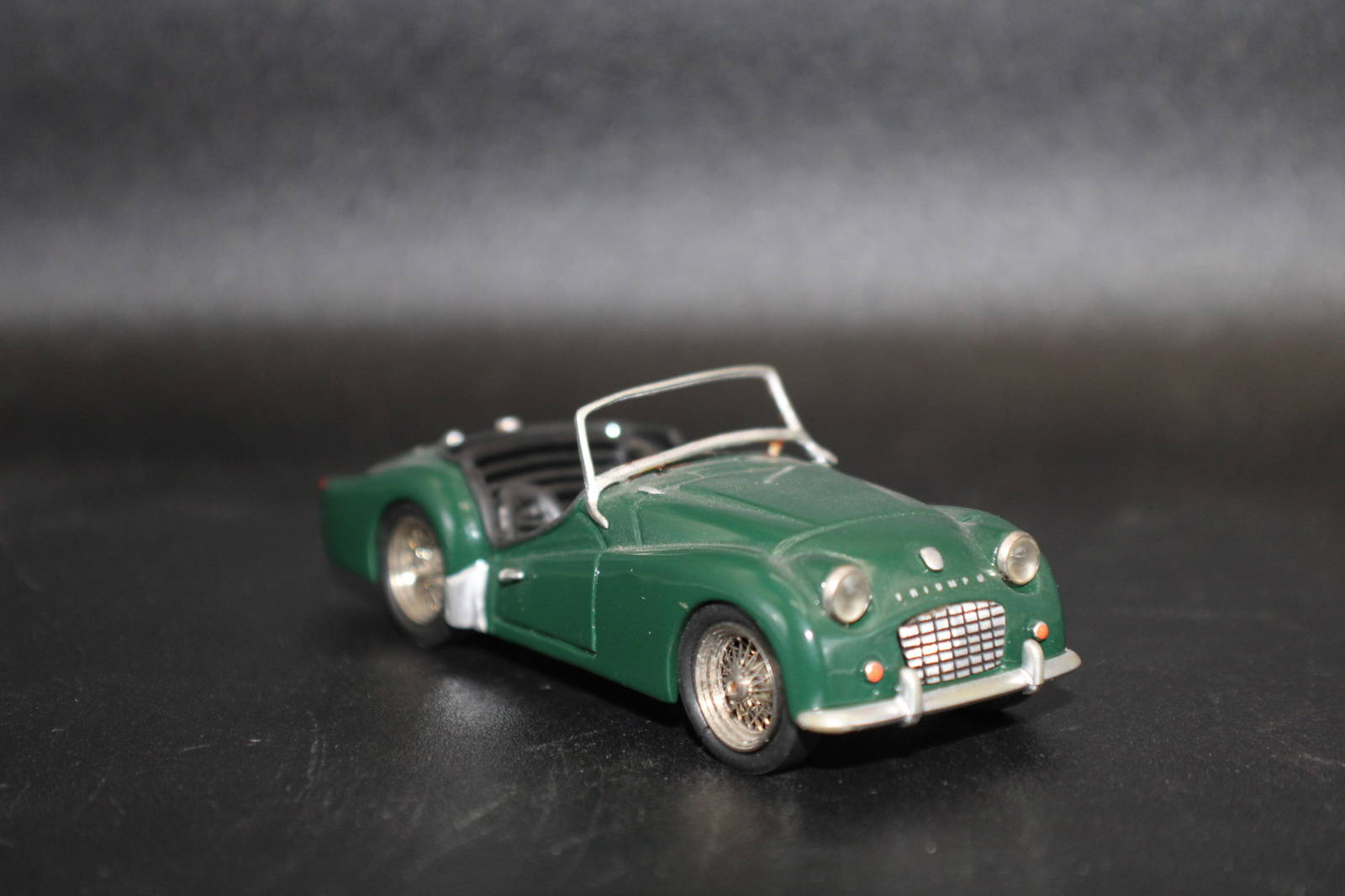Vintage Model Car 1:43 Green Triumph Tr3 Spielman Danhauser Auction