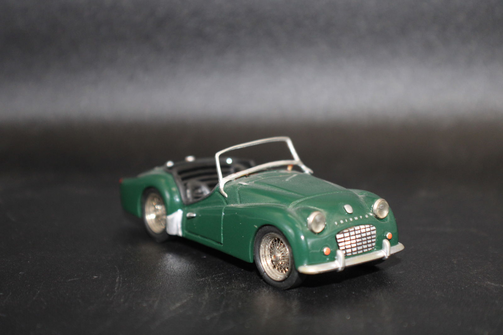 Vintage Model Car 1:43 Green Triumph Tr3 Spielman Danhauser Auction