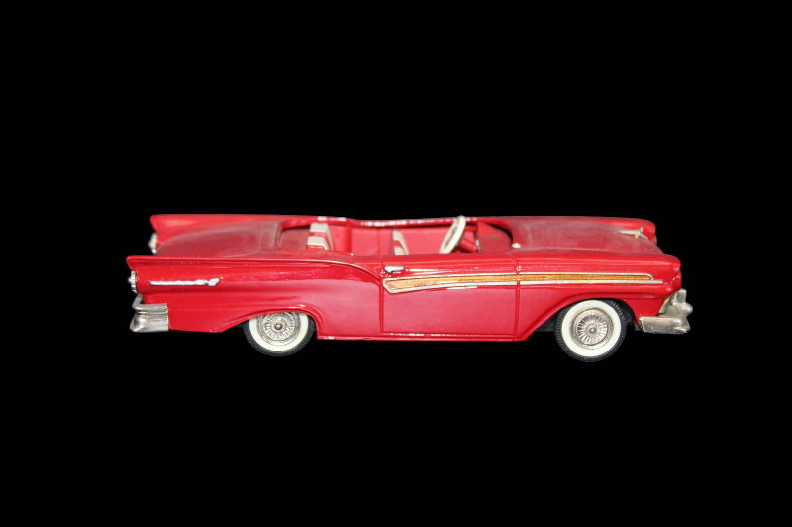Vintage Model Car 1:43 Dark Red Packard Caribbean '53 Convertible Smts ...