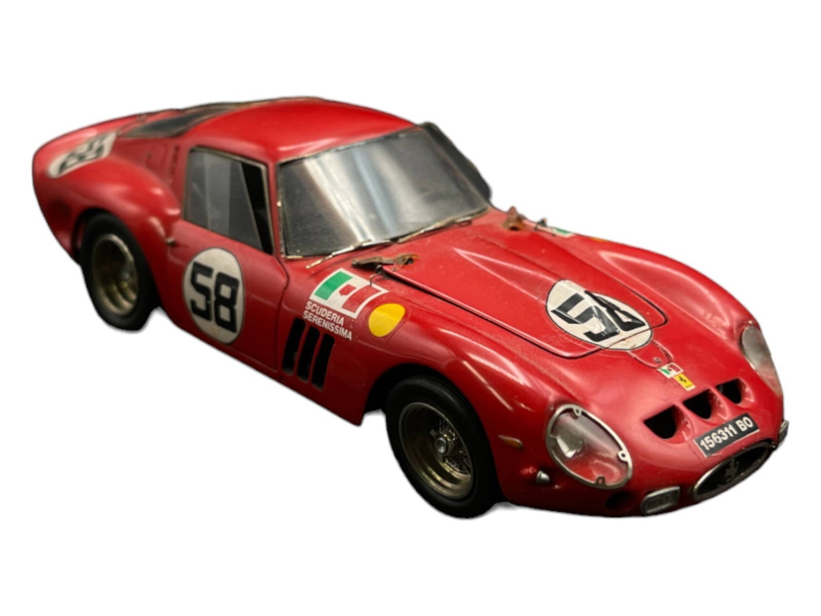 Vintage Model Car 1:43 Red 58 Ferrari Gto "nostalgia" One - Andre M ...