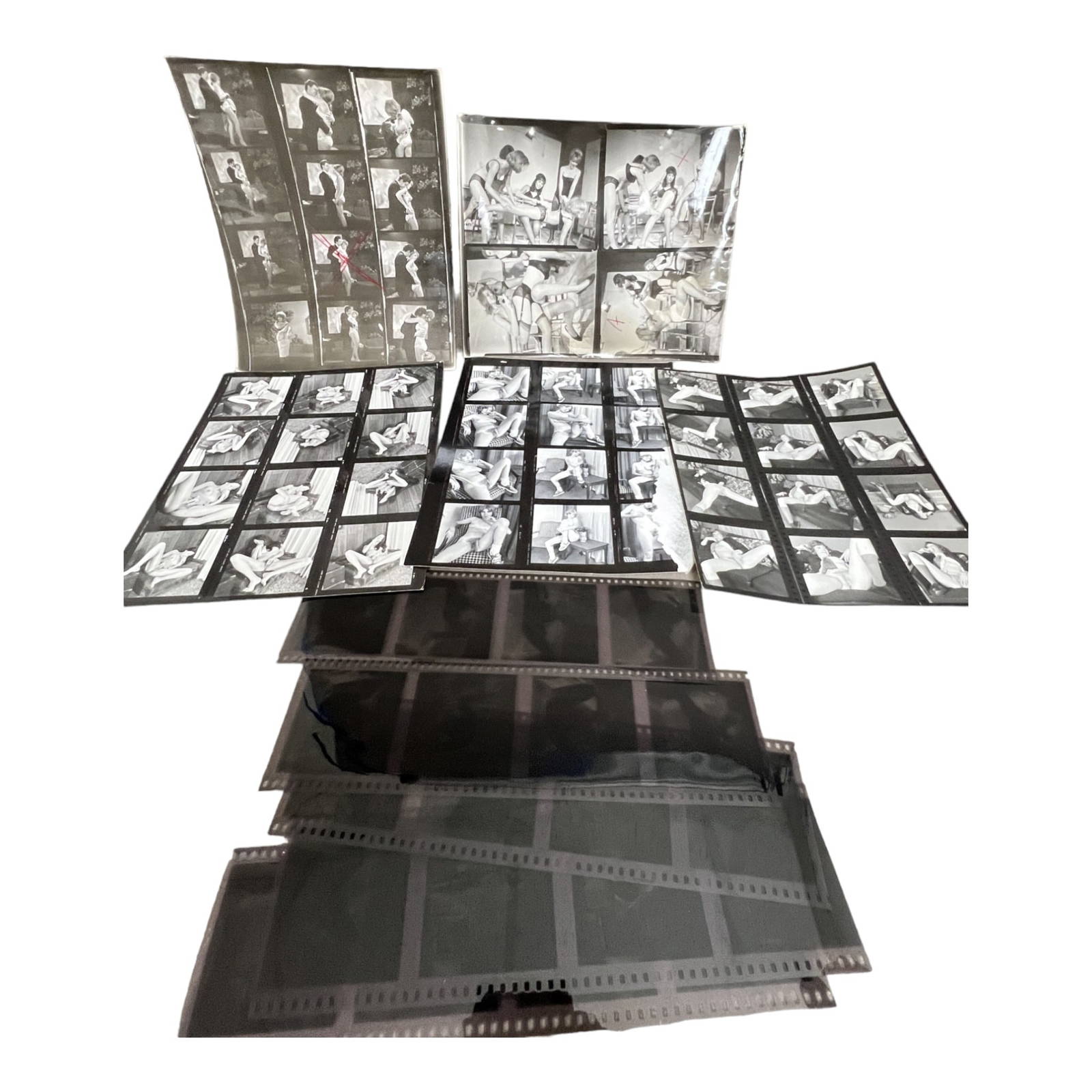 Vintage Pin-up Nude Female Model Erotic Risque Photograph Photo ...