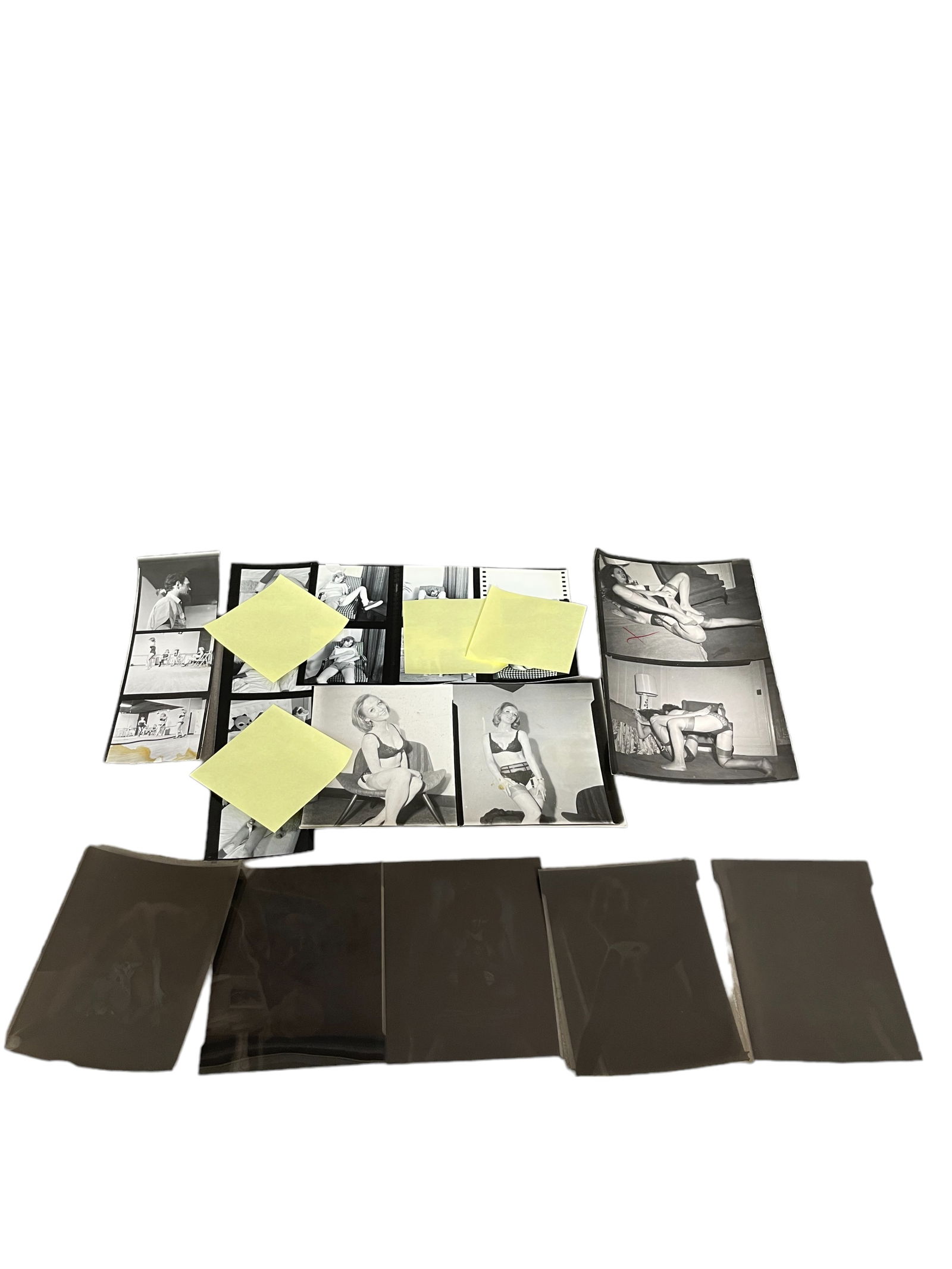 Vintage 1950's Original Bondage Nude Pin Up Eroctic Risque Black ...