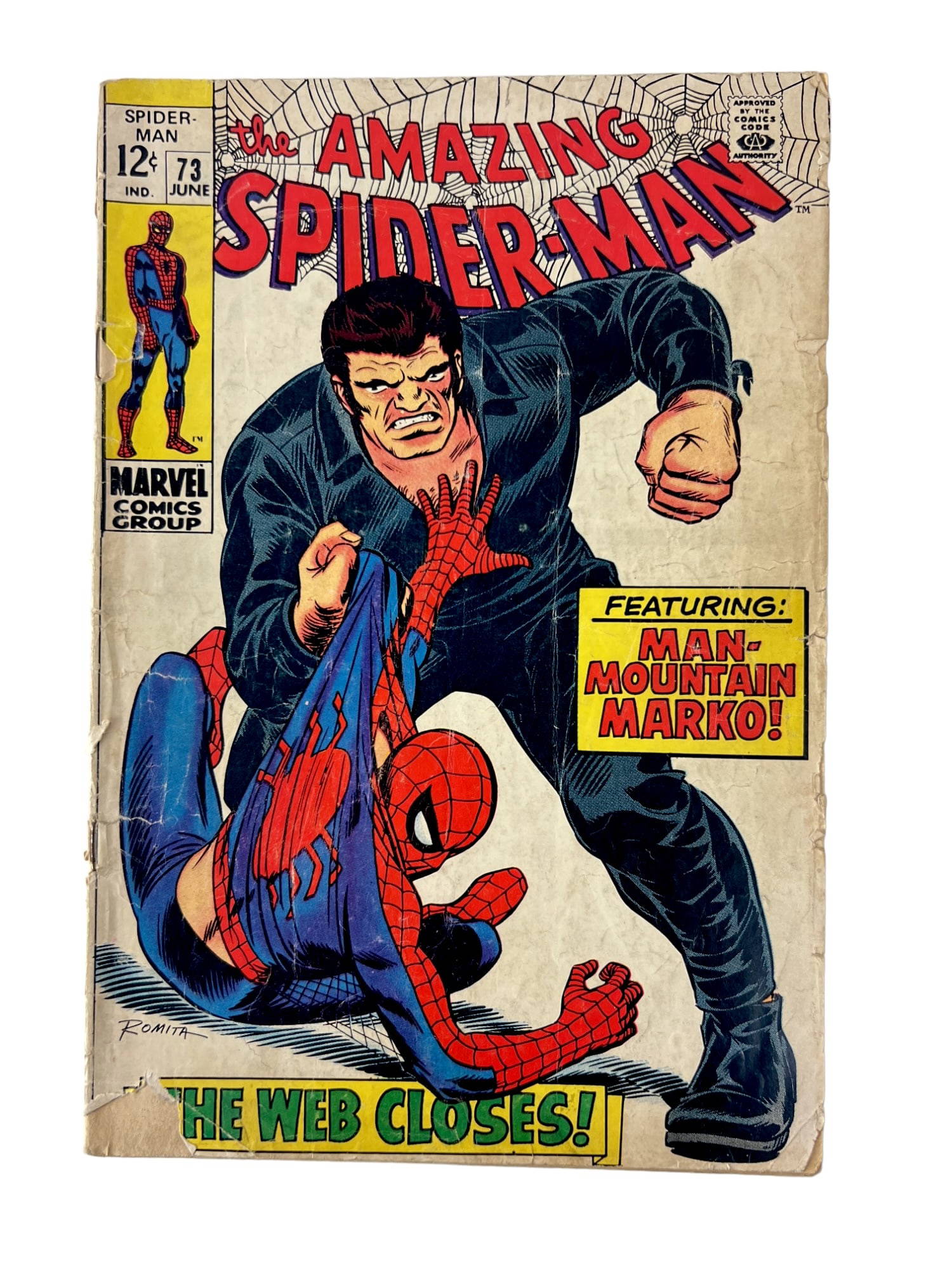 The Amazing Spider-man #73 Marvel 1969 Comic Book Auction