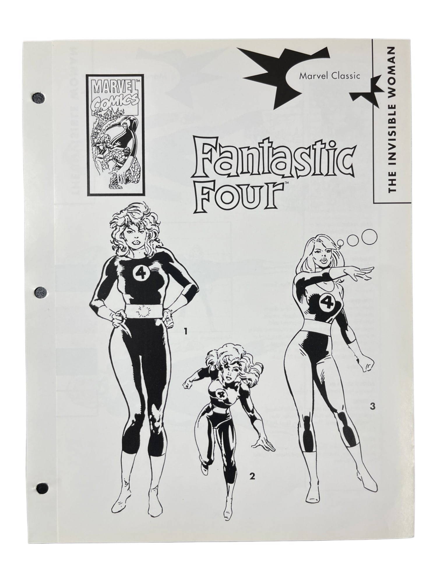 Fantastic Four The Invisible Woman Comic Book Character Design And Bio ...
