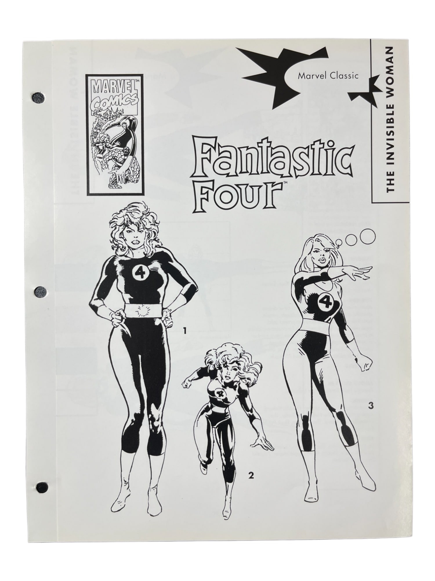 Fantastic Four The Invisible Woman Comic Book Character Design And Bio ...